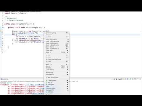 Java Tutorial: Exceptions - The finally Keyword - YouTube