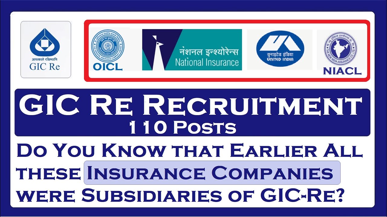 Do you know this fact about GIC Re and Four General Insurance Companies ...