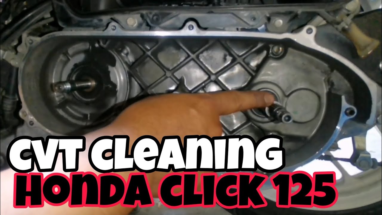 CVT CLEANING HONDA CLICK 125 | simpleng paglilinis lang #jonreydomino # ...