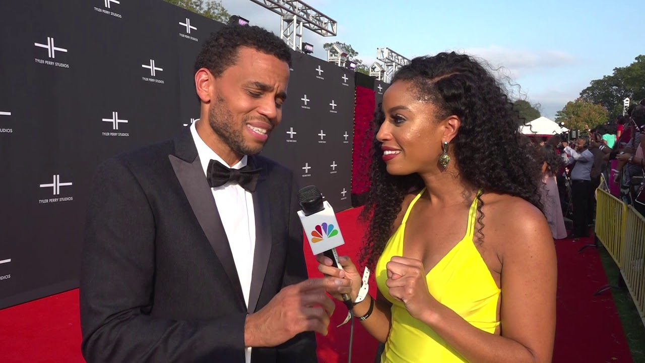 Michael Ealy Attends Grand Opening of Tyler Perry Studios - YouTube