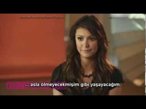 Nina Dobrev Cosmopolitan Kapak Çekimleri [TR Altyazılı]