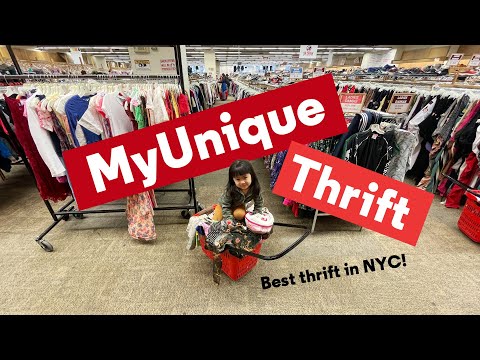 Thrift with me for kids clothes in NYC: MY Unique Thrift