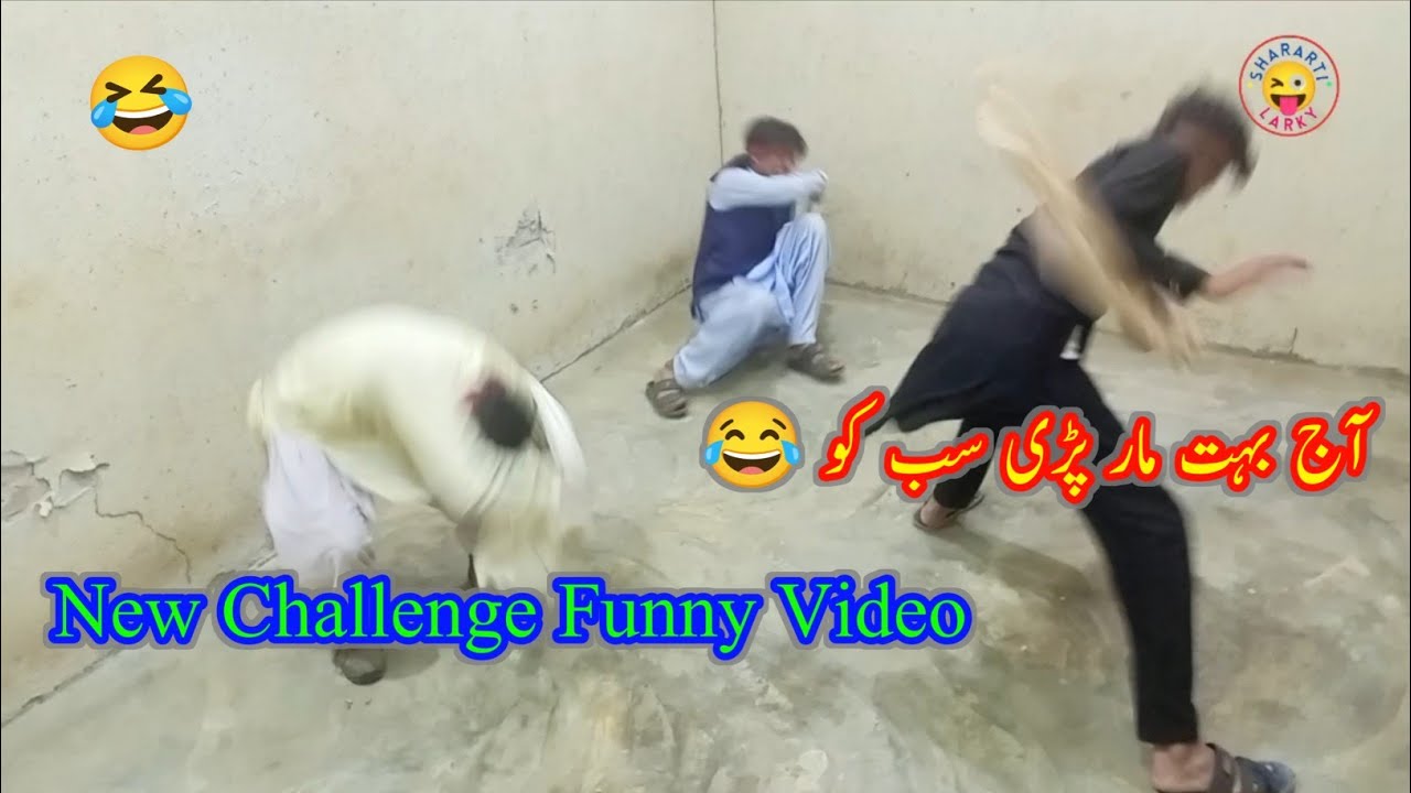 New challenge Funny Video by shararti larky ||New Video 2024 # ...