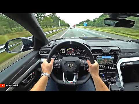 NEW Lamborghini Urus Test Drive Pov Autobahn