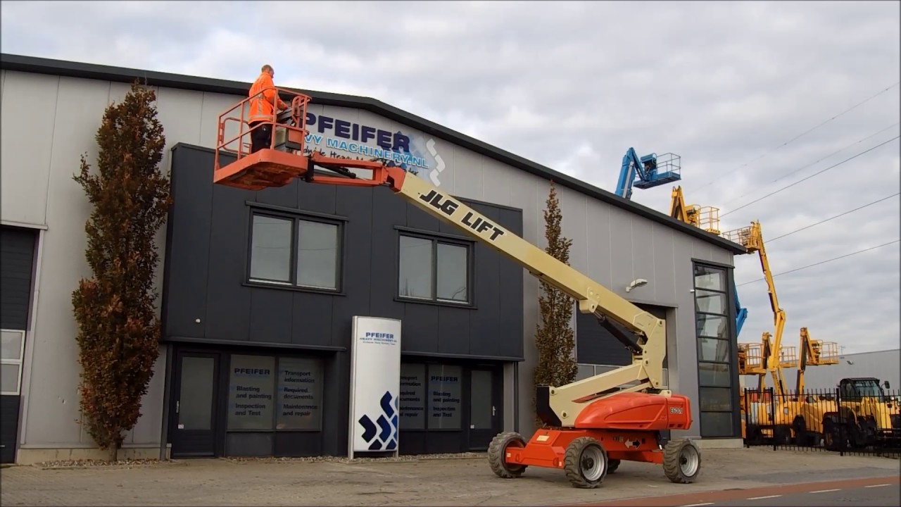 JLG E600J 2008 - YouTube