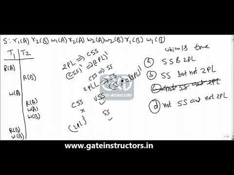 DBMS | Concurrency Control | Two Phase Locking (2PL) Protocol Examples | DBMS | Part 11 | 312 ...