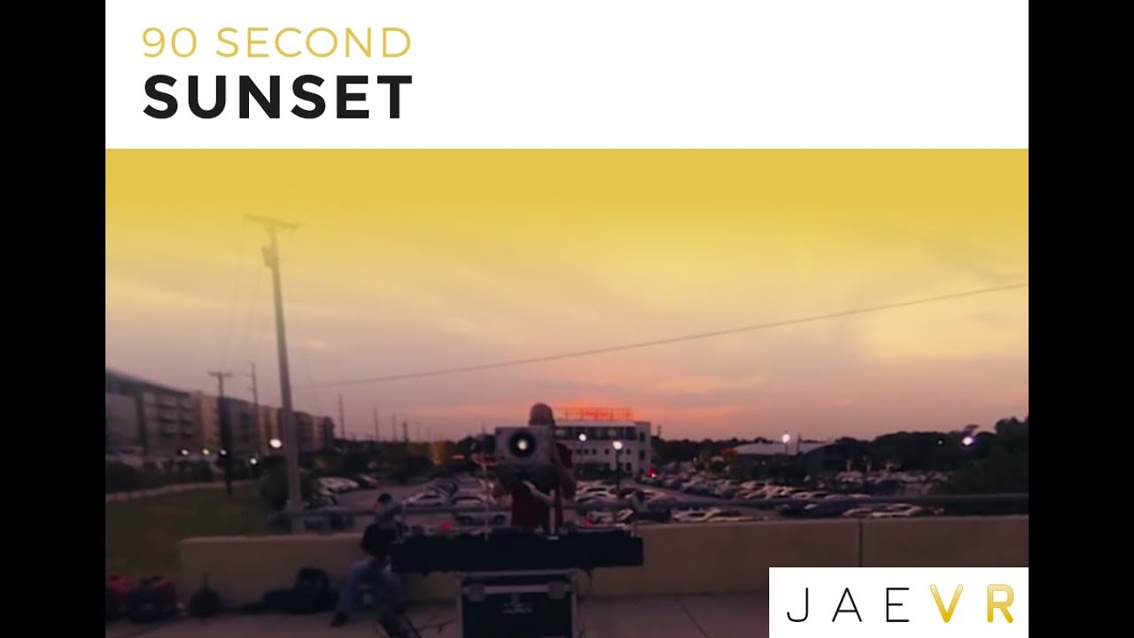360 Degree Video of a 90 Sec Sunset - YouTube