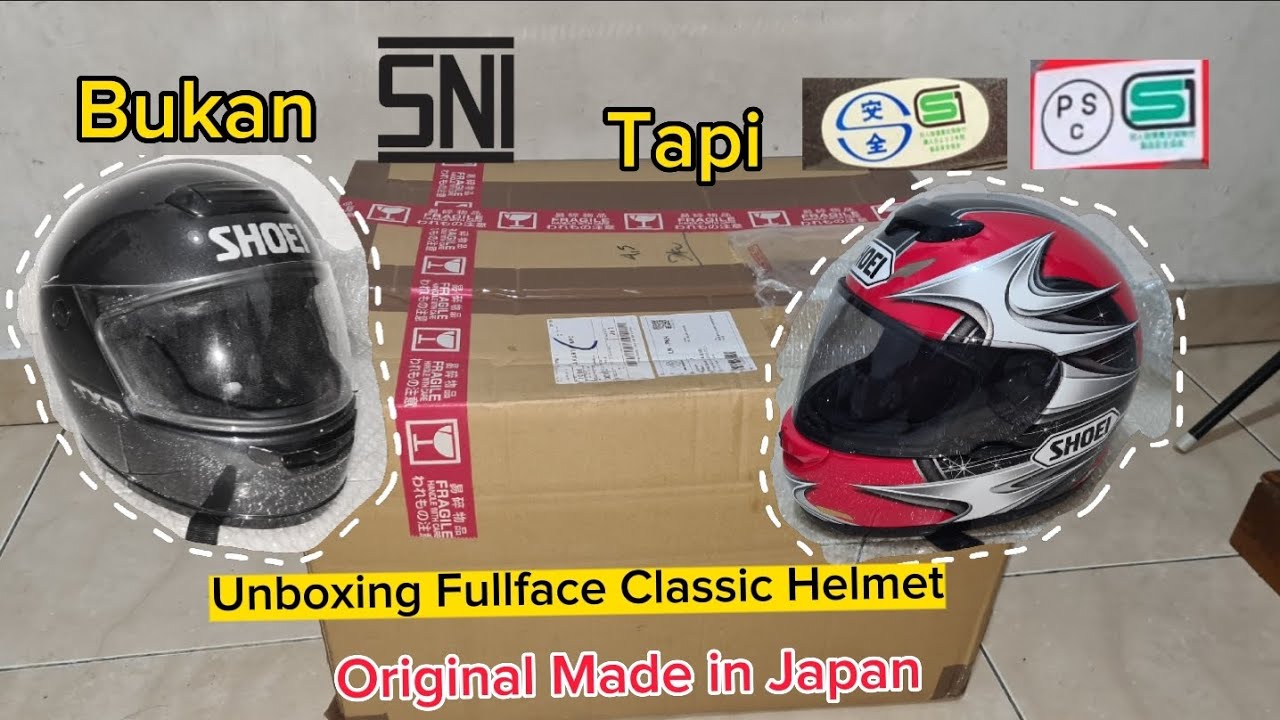 Unboxing fullface classic Helmet | Bekas tapi berkualitas #fullface # ...
