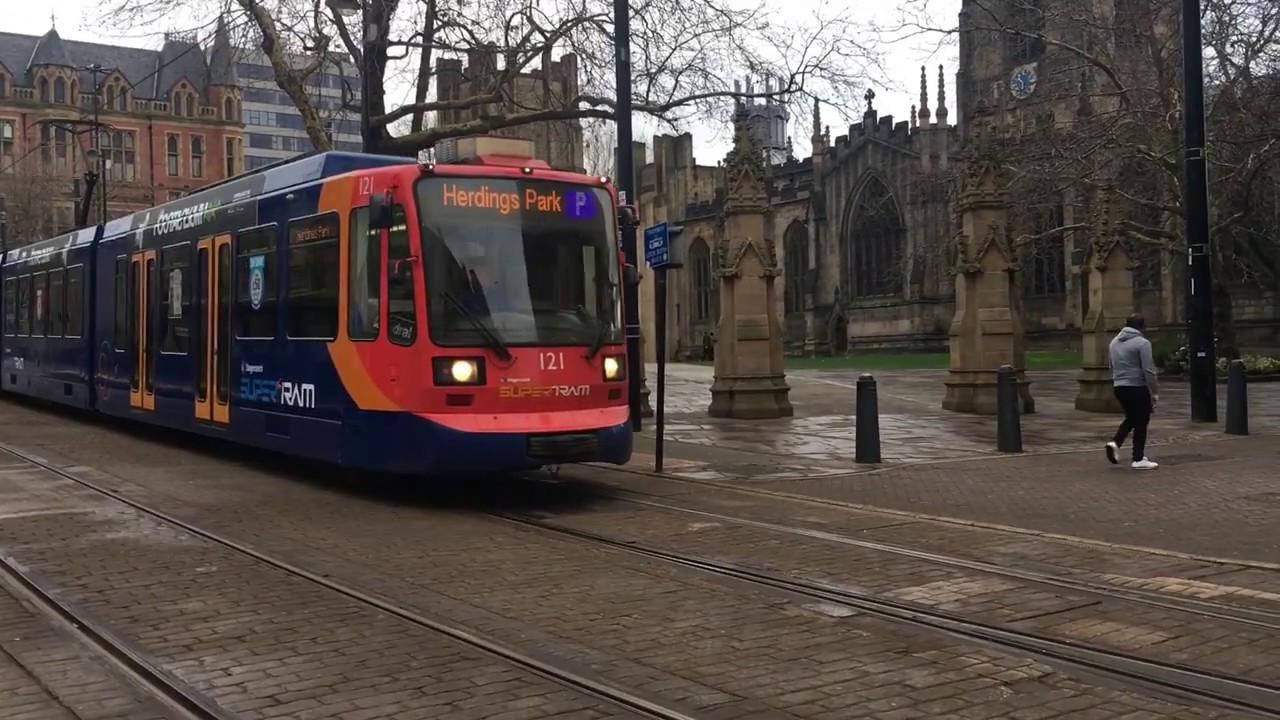 Stagecoach Sheffield SuperTram 121 From Meadowhall To Herdings Park Via ...