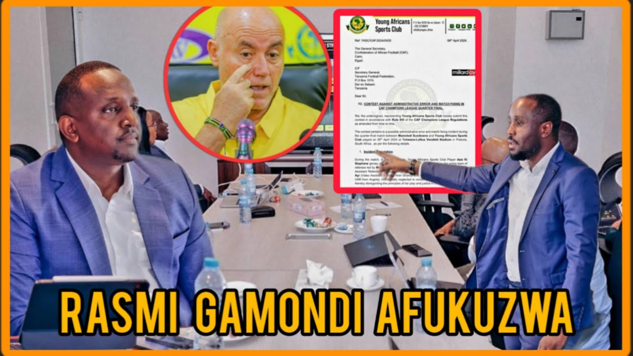 GAMOND AFUKUZWA YANGA KIKAO KIZITO CHAFANYA MAAMUZI MAGUMU - YouTube