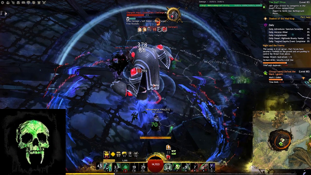 GW2: Mark I Golem HP (Seraph Scourge POV) - YouTube