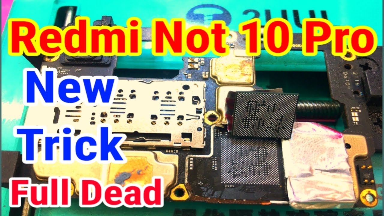 Redmi Note 10 Pro Cpu Reball || Cpu Reball New Trick || kalimi mobile ...