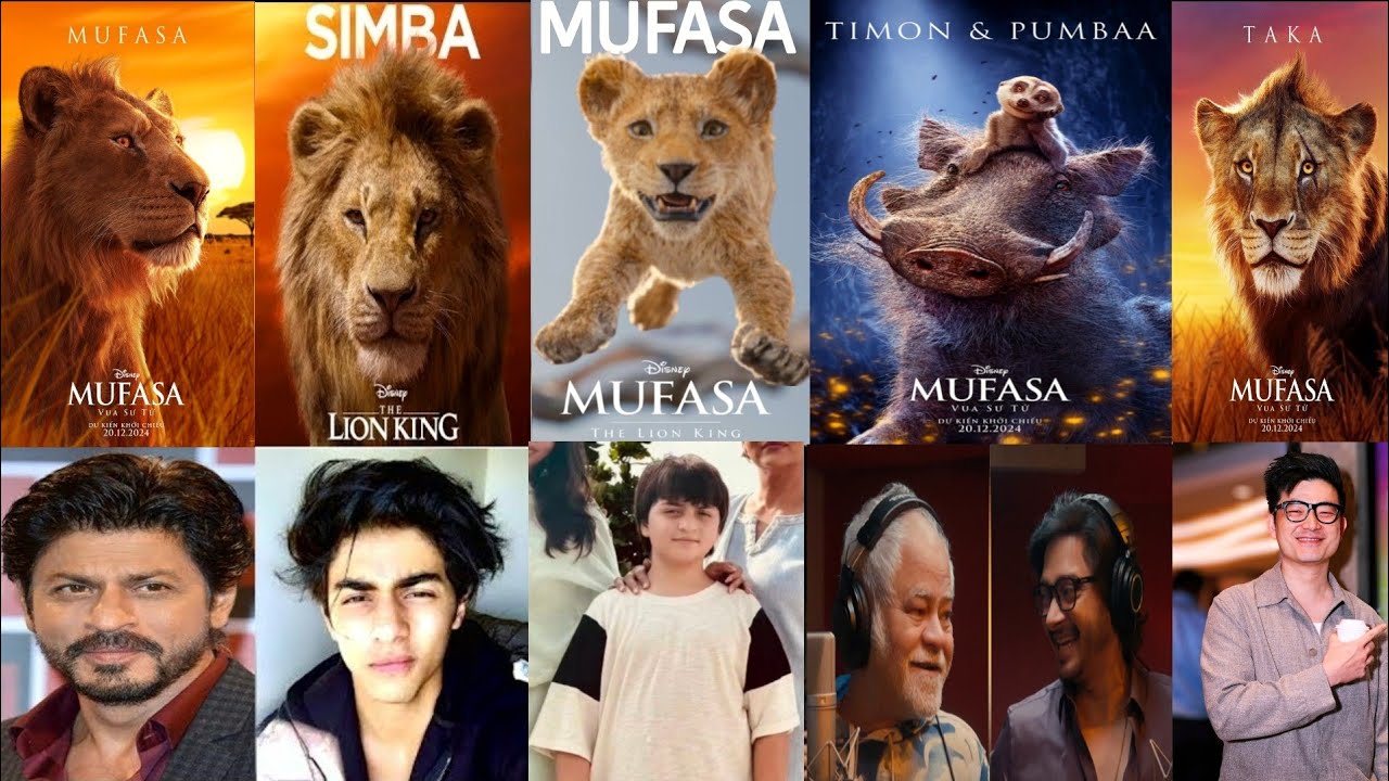 Mufasa: The lion king Hindi Dubbing Actors| Mufasa: The lion king Live ...