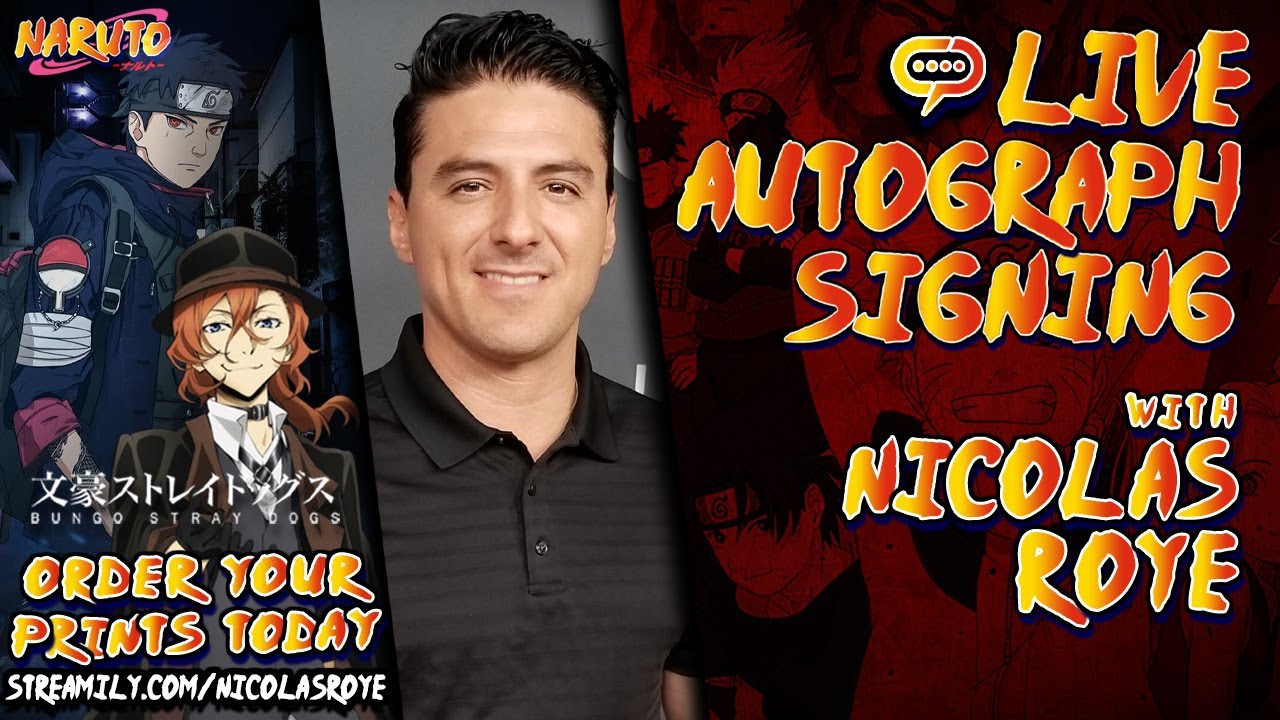Streamily.com Presents: Nicolas Roye Live Autograph Signing and Q&A ...