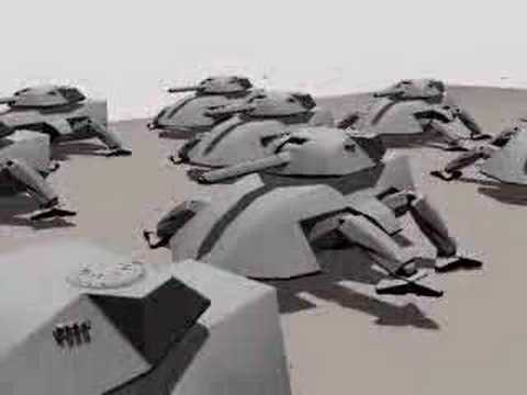 Multi-legged Tanks march - YouTube
