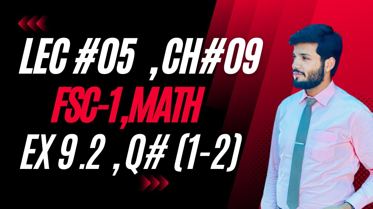 LEC # 05 | Ex 9.2 | Co terminal angles & Q#01 & 02 | FSc 1 ...