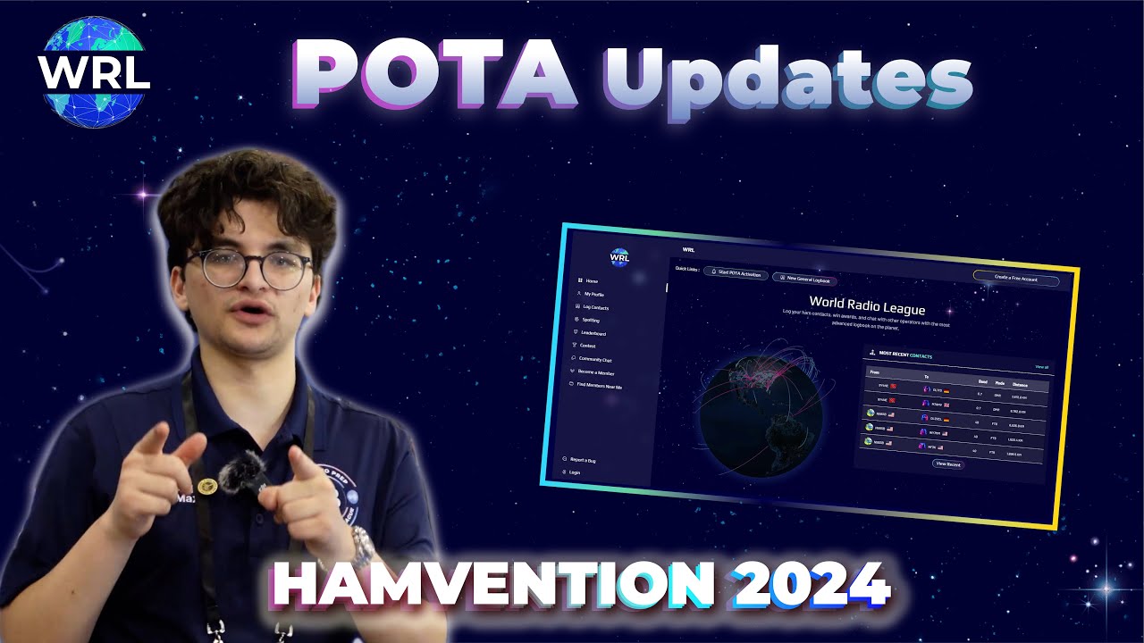 Check out the BRAND NEW POTA features in the World Radio League! - YouTube