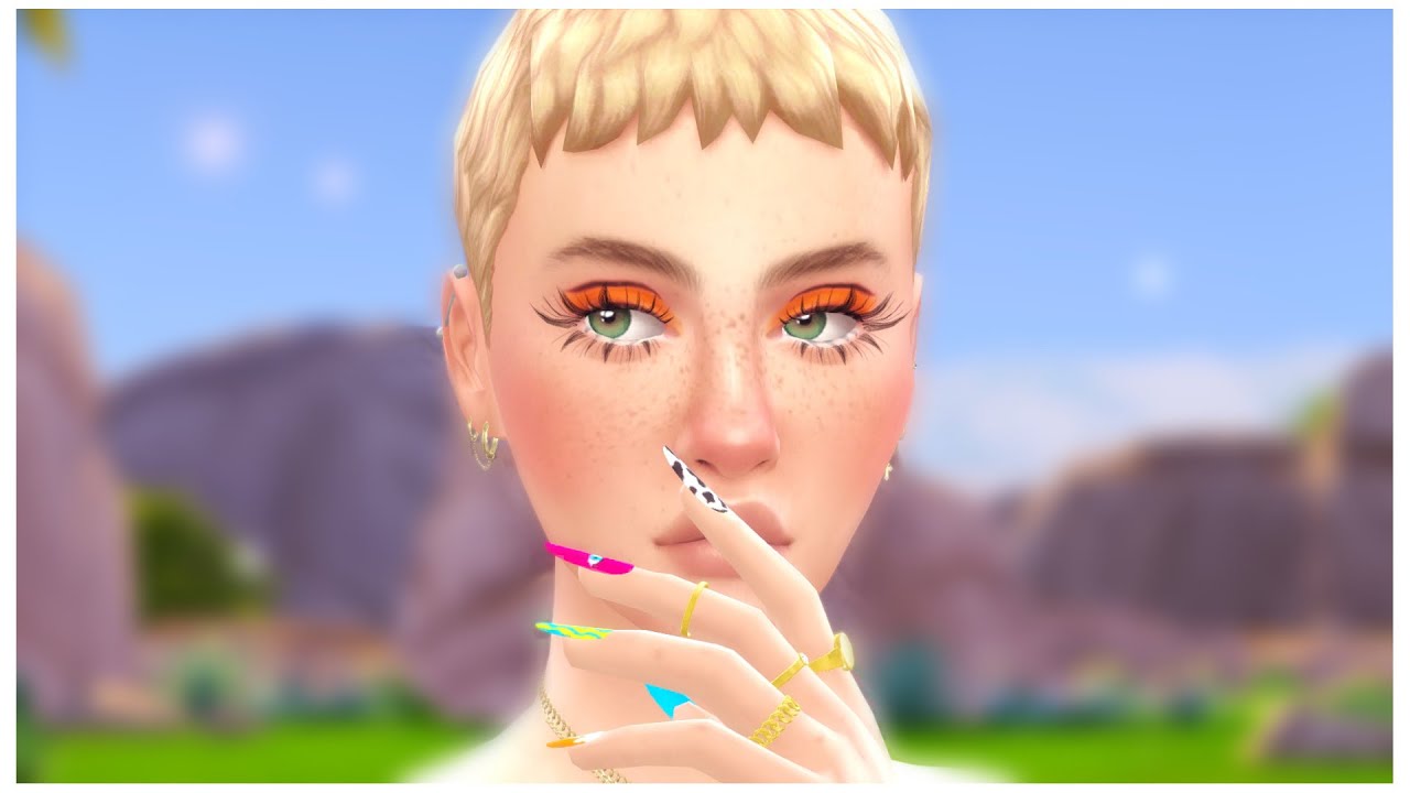 Sims 4 Create a Sim + CC Links// Elaina Gale - YouTube