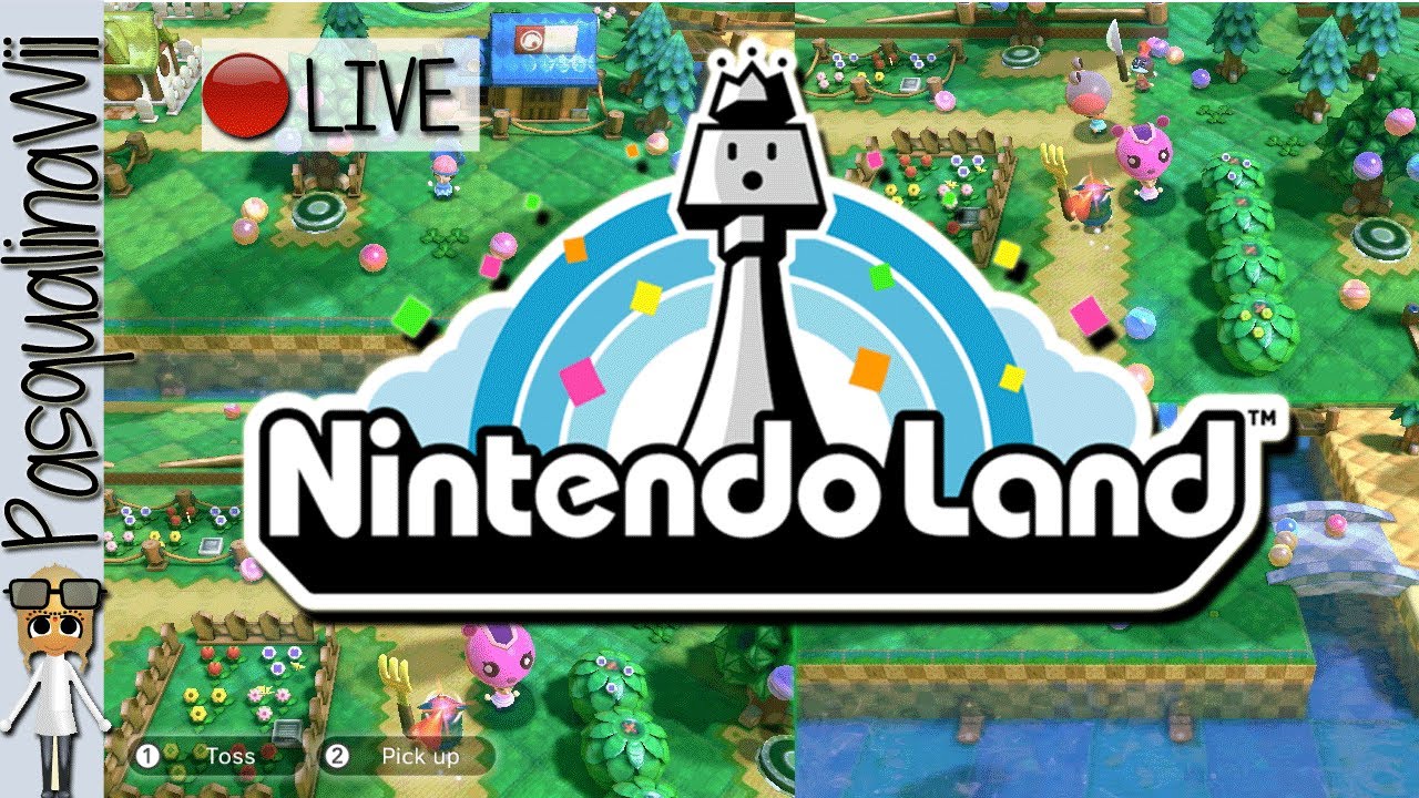Nintendo Land (Wii U) Livestream // Play through (PasqualinaWii) - YouTube