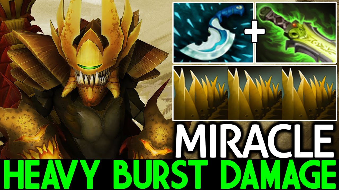 MIRACLE [Sand King] Real Monster Mid with Heavy Burst Damage Dota 2 ...
