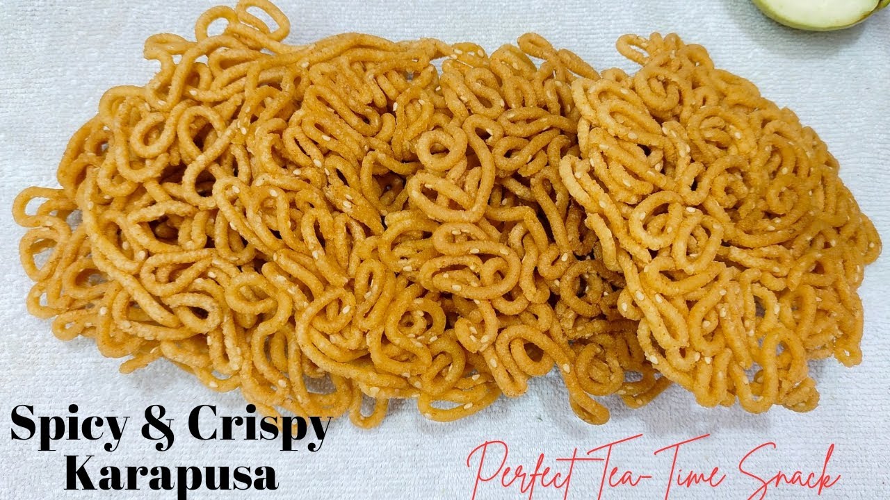 Mom's Secret Karapusa Recipe | Crispy Karapusa Recipe | Easy Homemade ...
