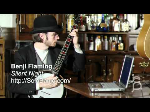 Silent Night - Benji Flaming - solo banjo (solobanjo.com) - YouTube