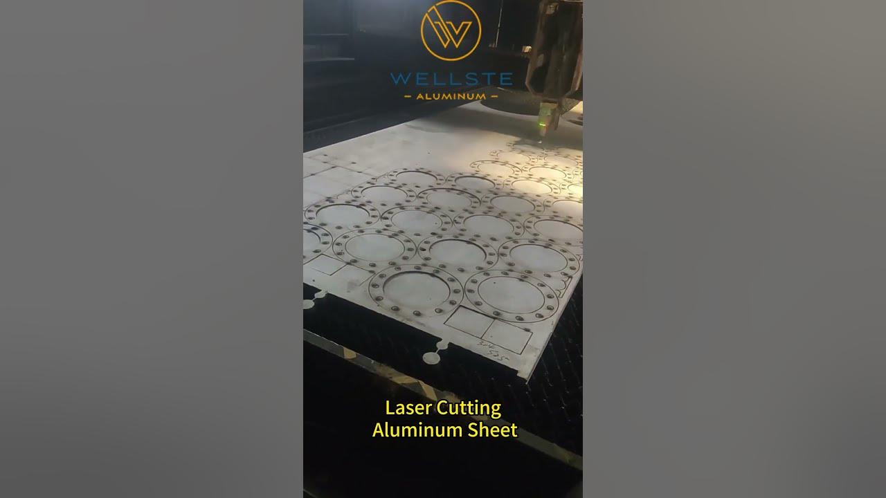 Laser Cutting Aluminum Sheets #wellste - YouTube