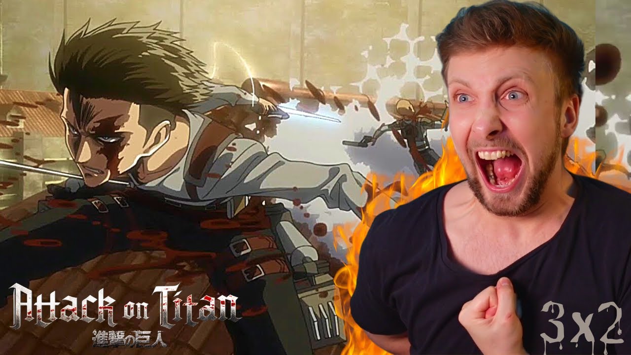 LEVI CATCHING BODIES!! - Attack on Titan 3x2 REACTION - YouTube