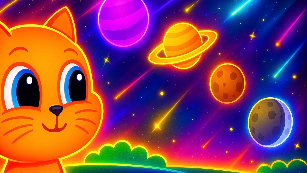 Cats Family in English - GALACTIC THINGS 🌍🌟🪐 Cartoon for Kids 4K - YouTube