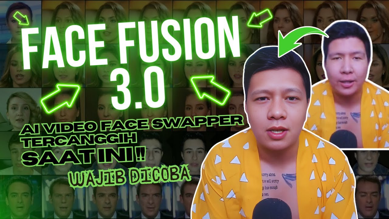 Cara mengubah Wajah di Foto atau Video dengan wajah kita | Face Fusion ...