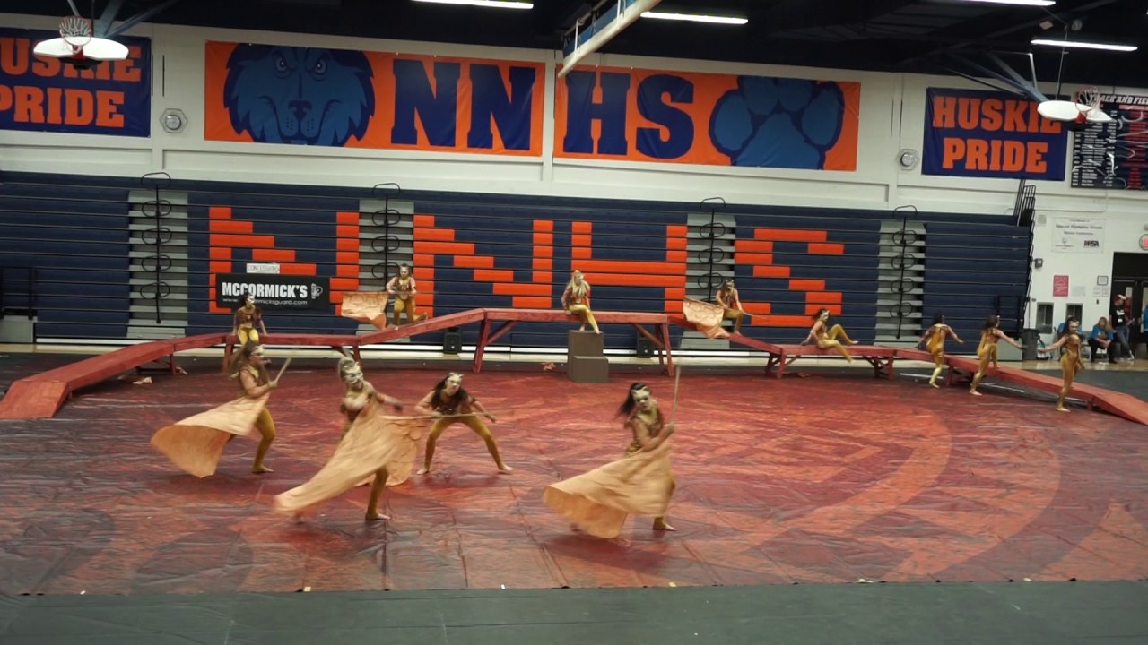 Minooka Winter Guard performance at Naperville North 1/29/17 - YouTube