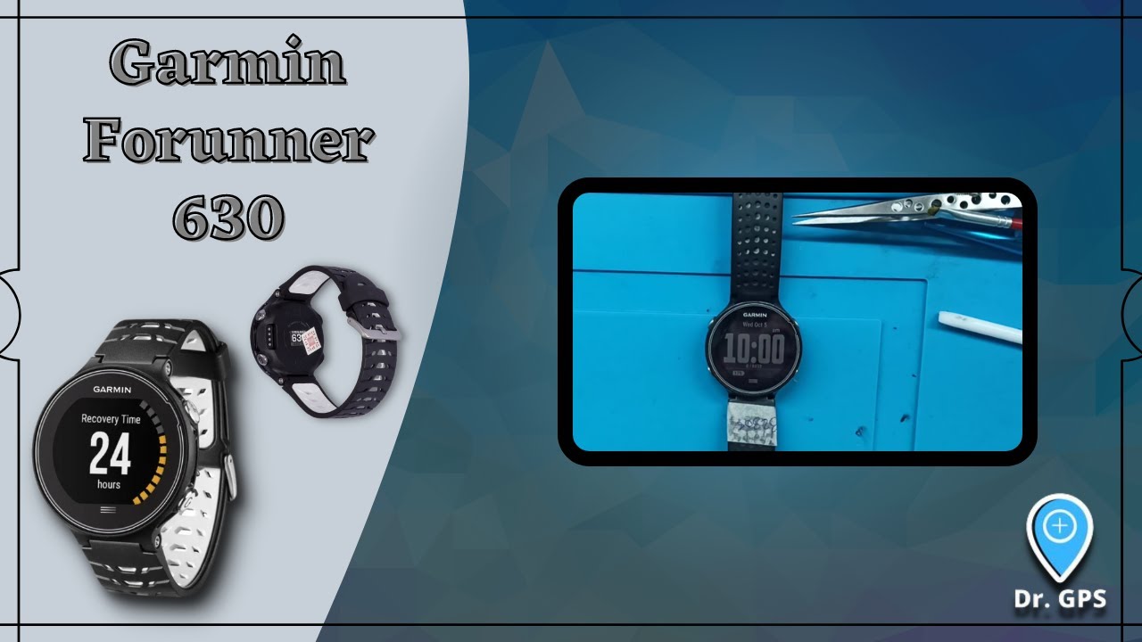 Garmin Forerunner 630 (Reparo nos Botões e Limpeza Geral) - YouTube
