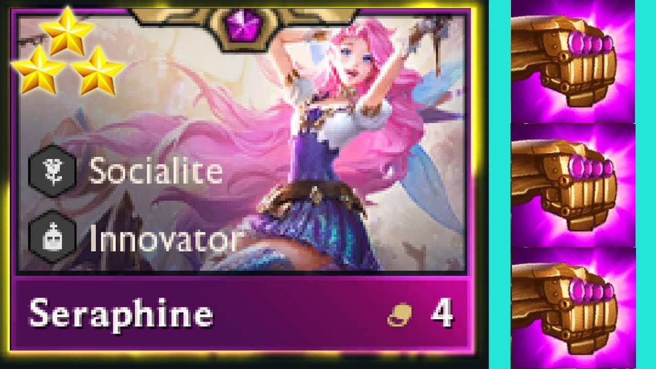 3 JEWELED GAUNTLET SERAPHINE 3 STAR | TFT Set 6 - YouTube