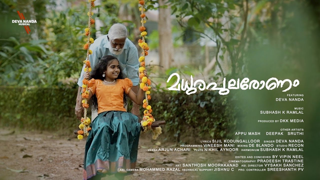 Madhurapularonam | Onam Music Video | Ft. Deva Nanda | Subhash K Ramlal ...