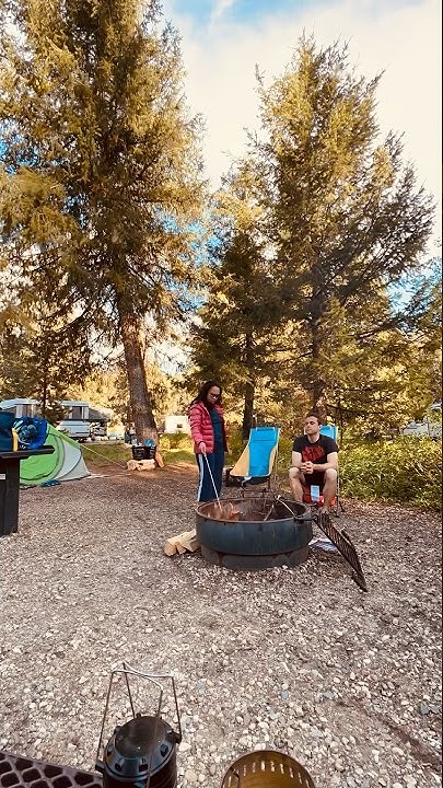Tent camping at Silver Creek campground! #camping #shorts #idaho # ...