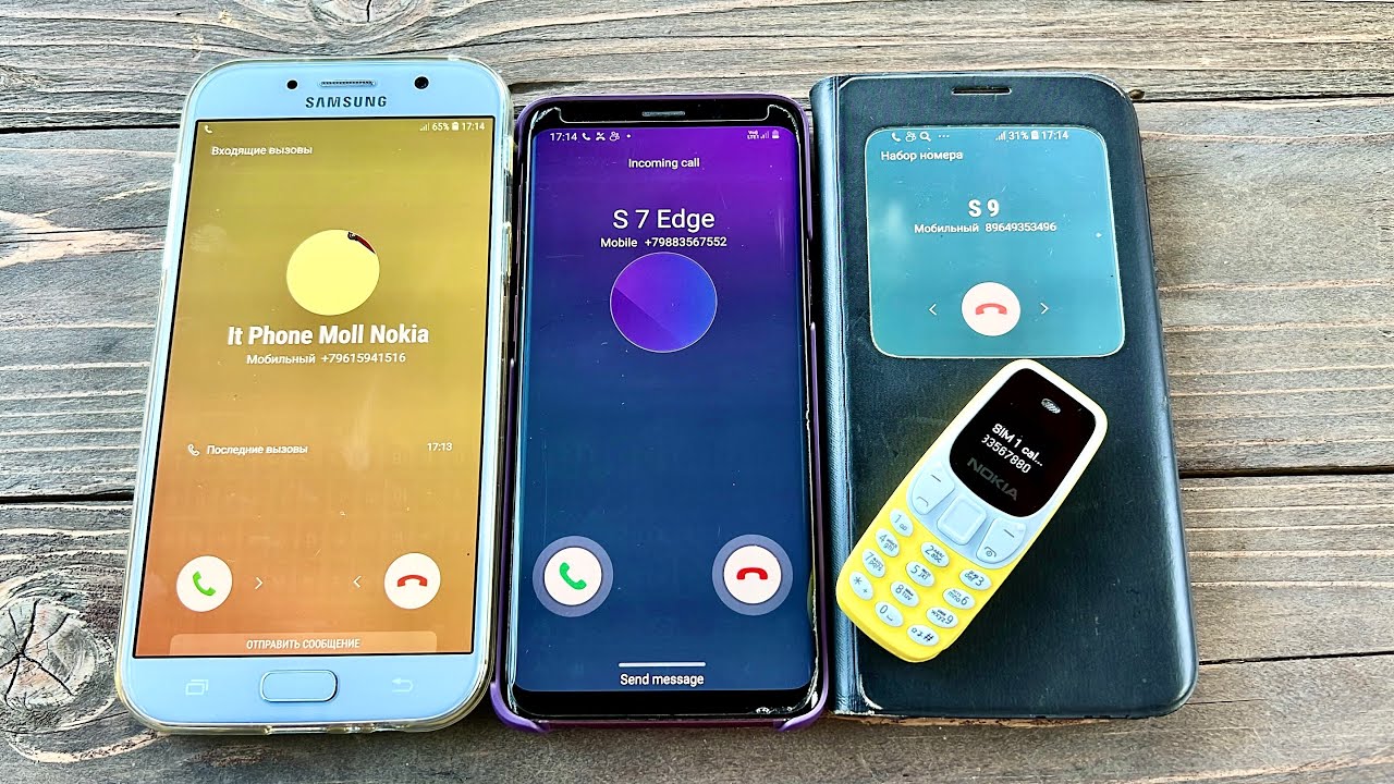 Cool incoming Call Samsung S9 \ S7Edge \ A7 Android 11 - YouTube