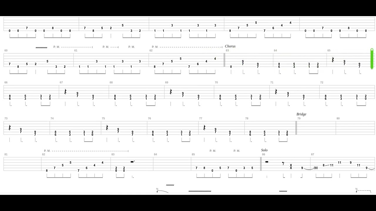 The Killing Road Tab by Megadeth + Guitar only + Guitar tab - YouTube