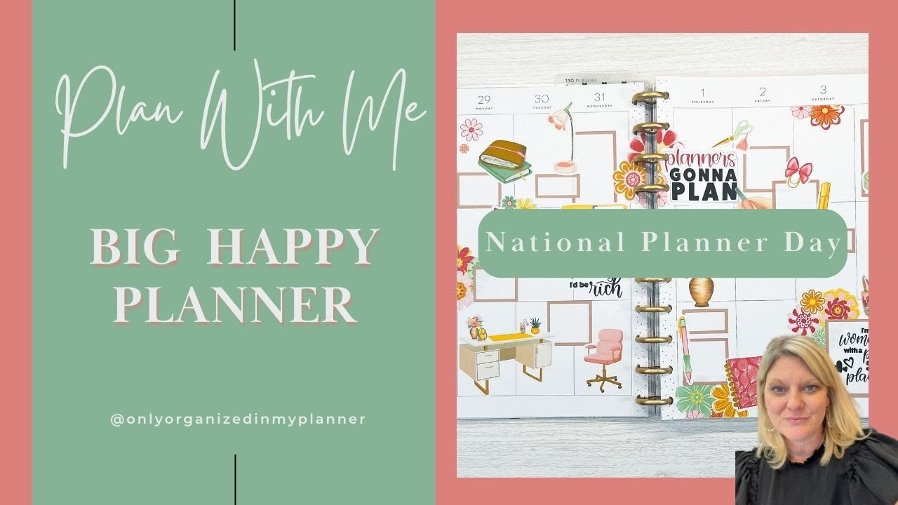 Plan With Me | National Planner Day | PlanIt. Darbi - YouTube
