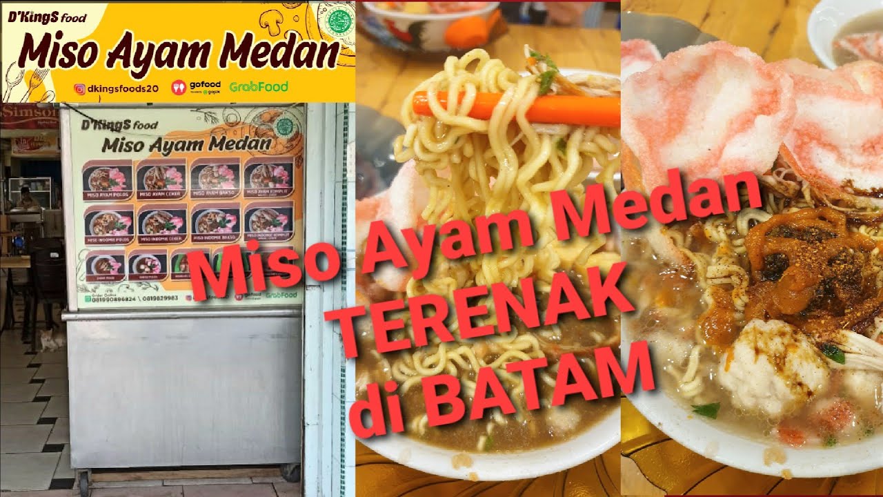 Miso Ayam Medan TERENAK dan Terhits Di Batam, WAJIB DICOBA. - YouTube