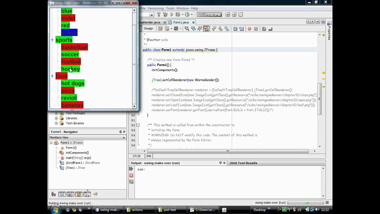 Swing Make Over - 10 manipulasi jtree - YouTube