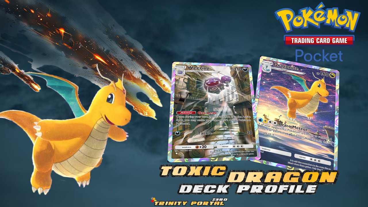 Pokemon TCG Pocket -Off Tier Toxic Dragon Deck Profile! Draginite EX ...