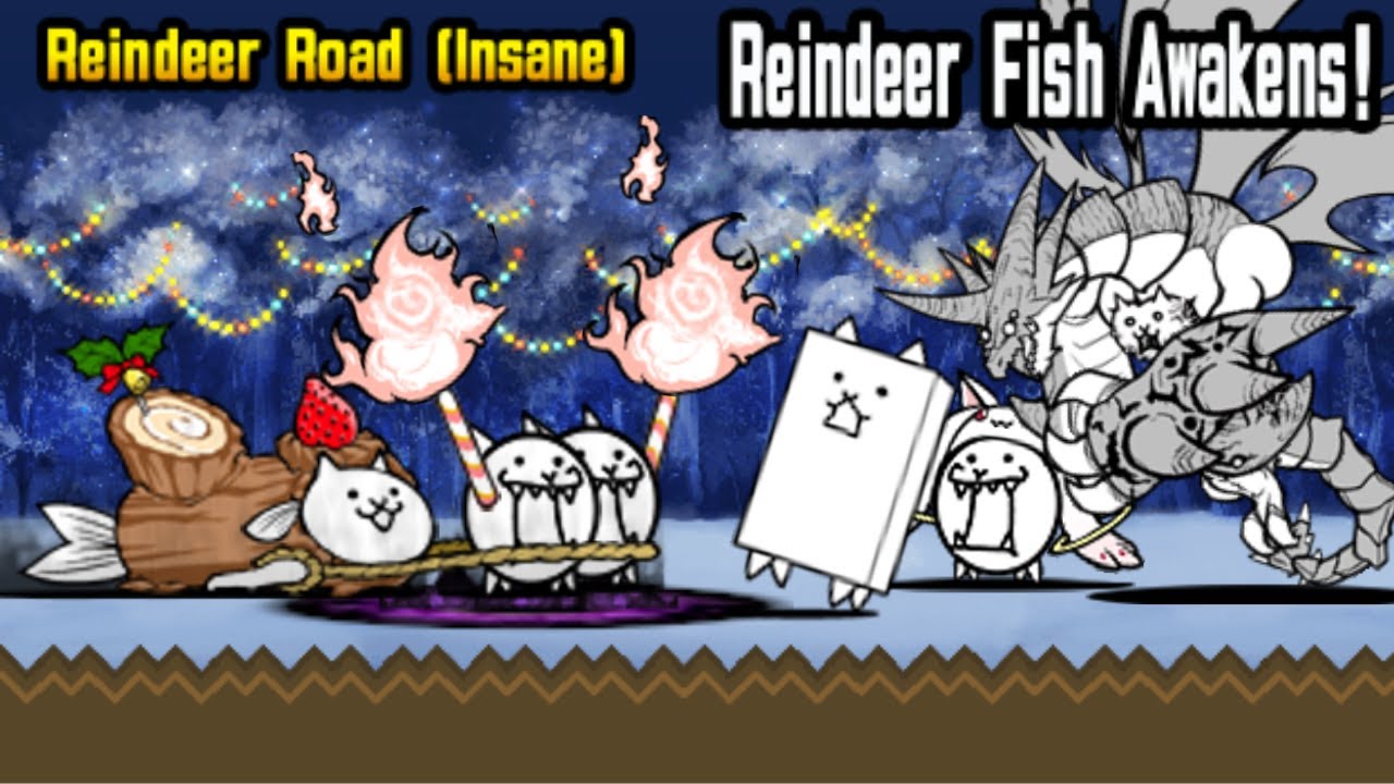 Battle Cats - Reindeer Road (Expert+Insane) Guide, No Eraser Needed ...