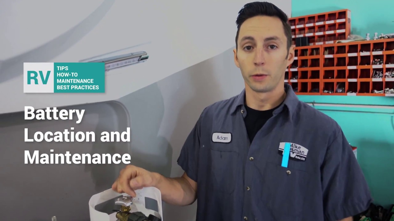Battery Location and Maintenance - Mike Rosman RV Sales - YouTube