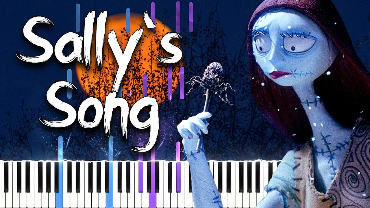 The Nightmare Before Christmas - Sally's Song - Piano Tutorial (Piano ...