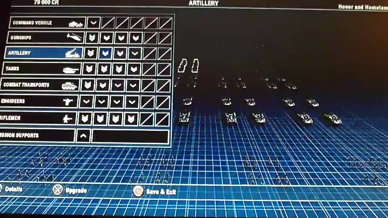 Tom Clancy's End War- Upgrading units - YouTube