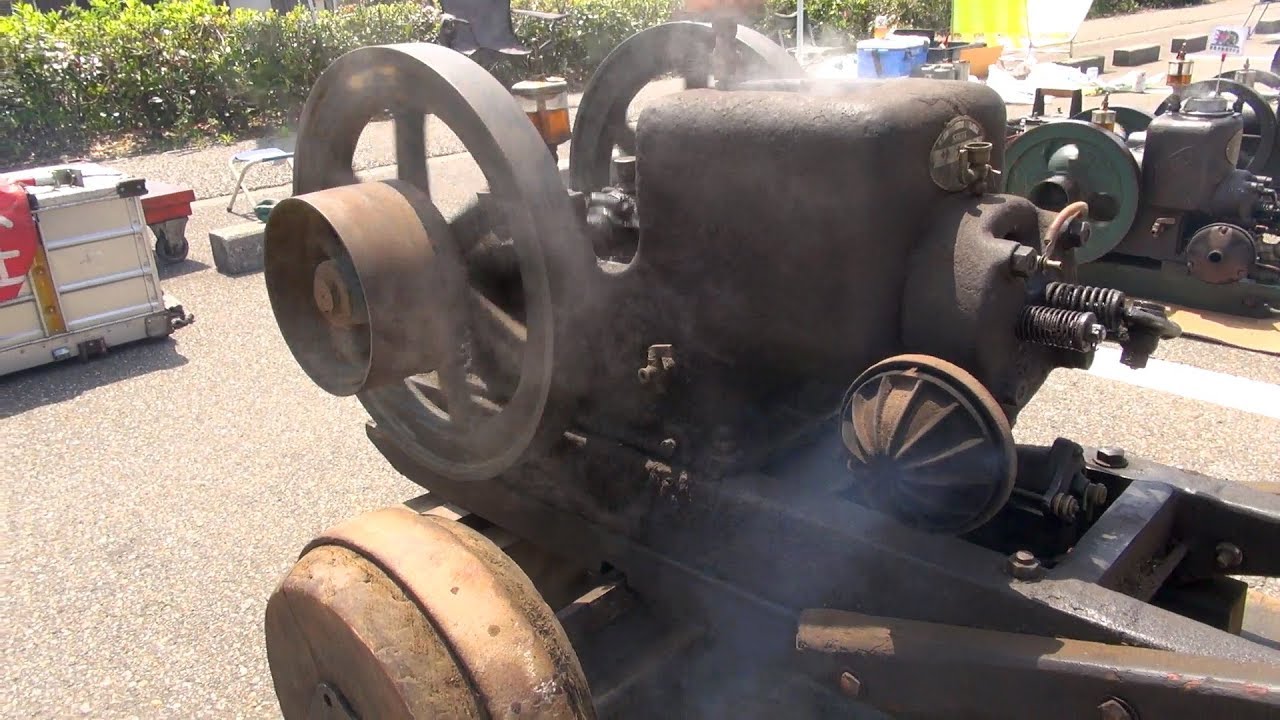 1950s SAKAI Engine Type SR 3hp [Old Engines in Japan] - YouTube