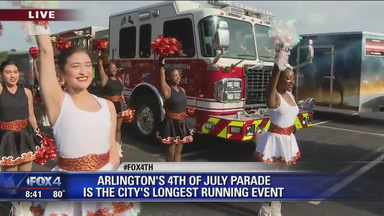 Good Day Bowie Belles in Patriotic Parade - YouTube