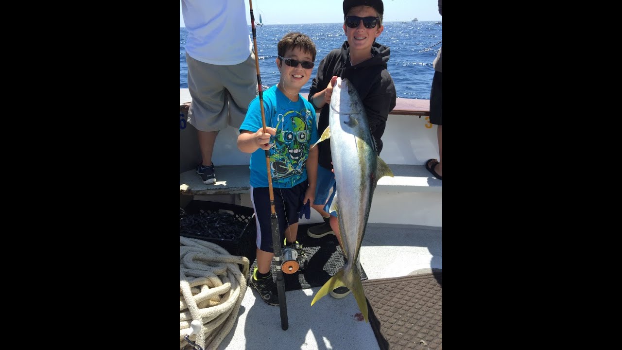 Big Yellowtail caught by Dillon 9 yrs old 2015 - YouTube