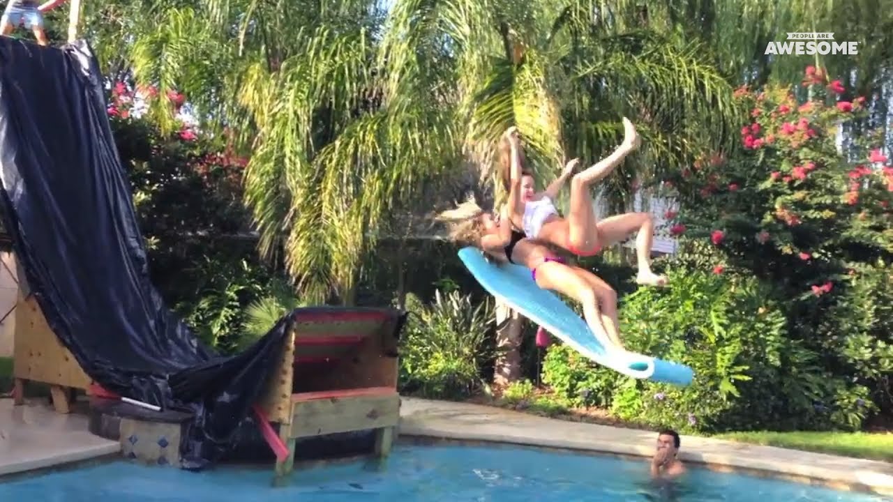 Swimming Pool Tricks, Flips & Dives | People Are Awesome - YouTube