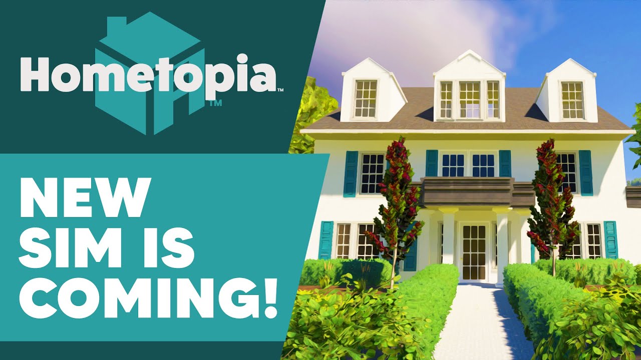 THIS NEW SIMULATION GAME IS SO FUN!! (CAREER MODE & MORE) - HOMETOPIA 🏠 - YouTube
